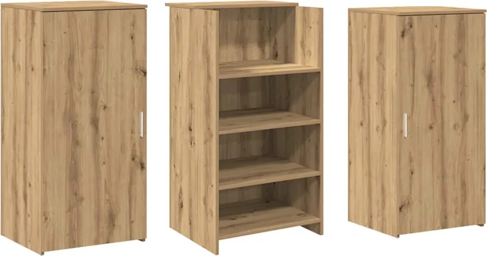 Recepční stůl dub artisan 155x50x103,5 cm kompozitní dřevo 3324204