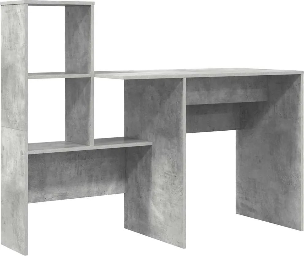 Stůl Betonově šedá Kompozitní dřevo 131,5 x 50 x 106,5 cm 3337268