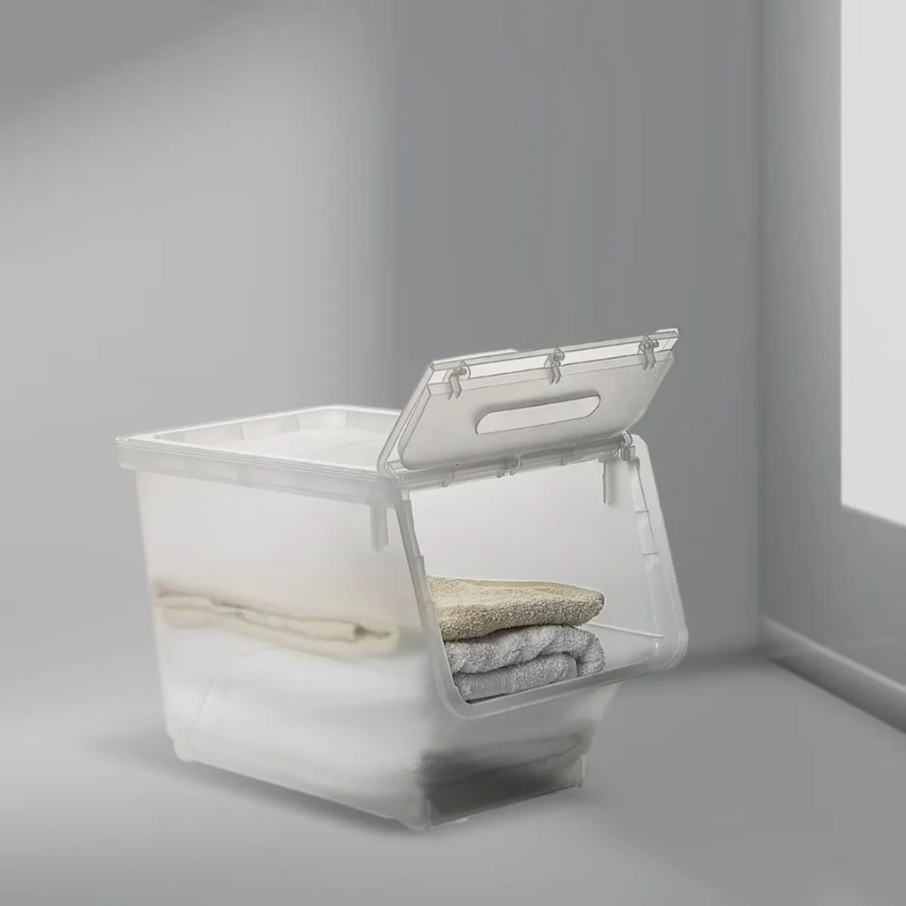 5Five® Úložný box ALL IN BOX s děleným víkem, 24l - 28,5 x 45,5 x 31 cm