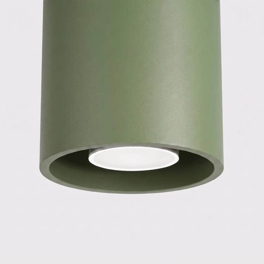 Sollux Lighting Stropní svítidlo ORBIS 1 olivově zelené