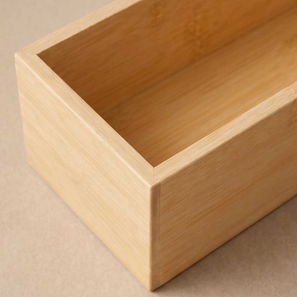 Bambusový organizér na stůl, 38 x 8 x 7 cm