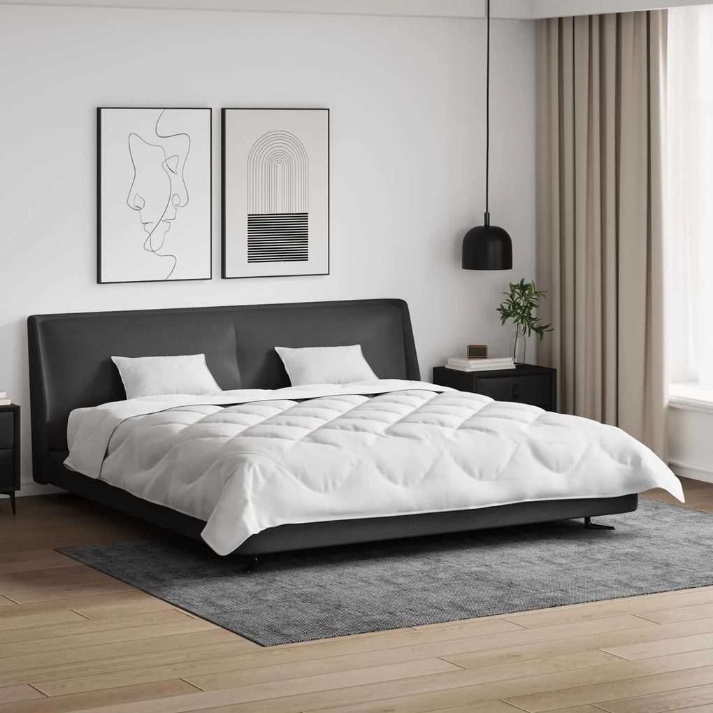 Duvet s polštáři s polštářem 3 ks Bílá Mikrovlákno 3378045