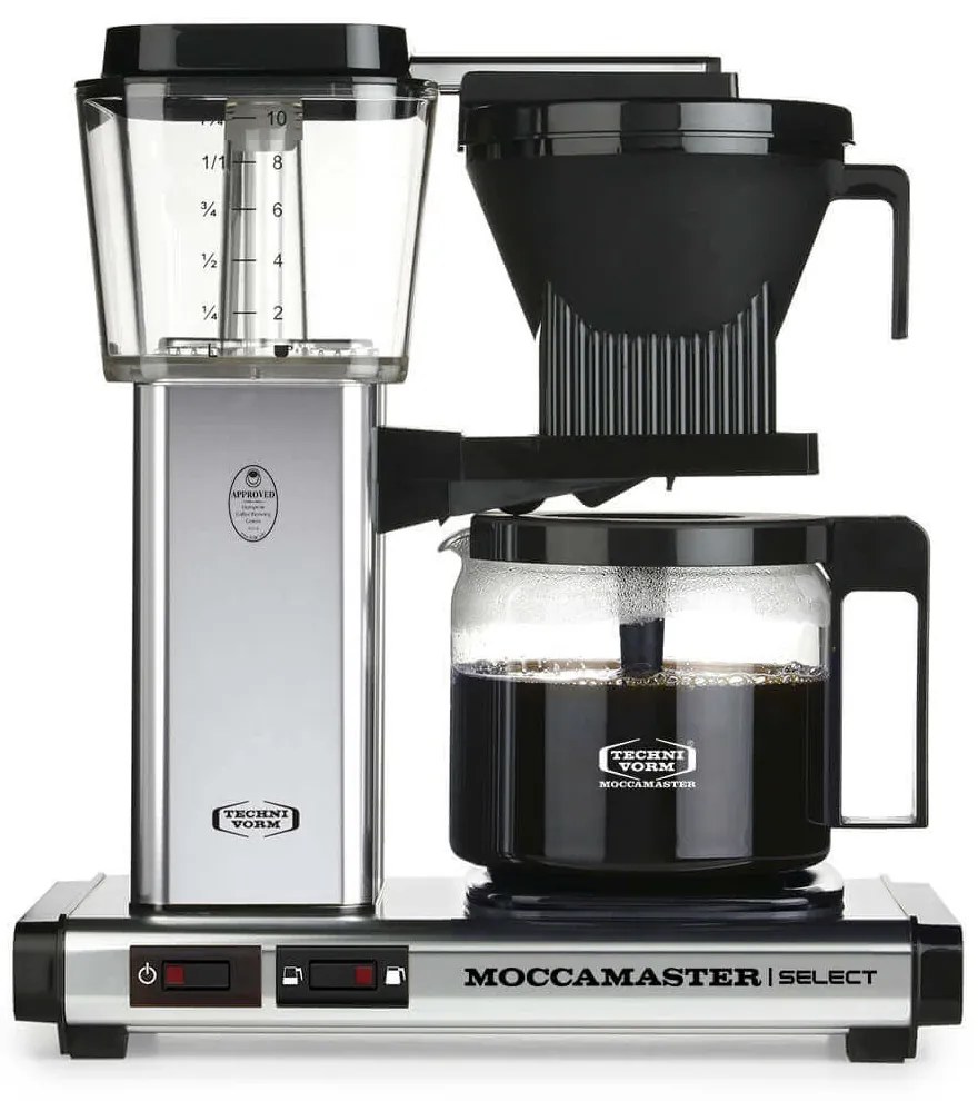 Moccamaster KBG 741 SELECT Technivorm - stříbrný (polished)