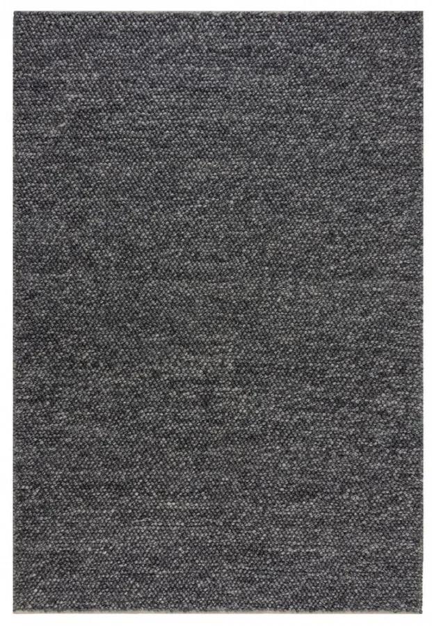 Hans Home | Kusový koberec Minerals Dark Grey - 160x230