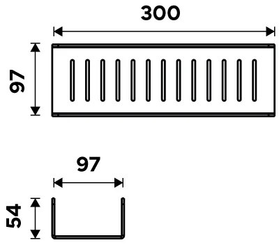 Nimco Police do koupelny, do sprchy -