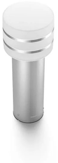PH 17405/47/P0 Hue White Venkovní sloupkové svítidlo Philips Tuar 17405/47/P0 nerez, 2700K, 40cm - PHILIPS HUE (915005561601)