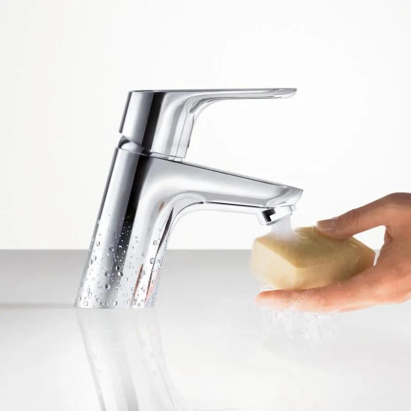 Hansgrohe Focus E2, umyvadlová baterie s výpustí Push-Open, chromová, 31604000
