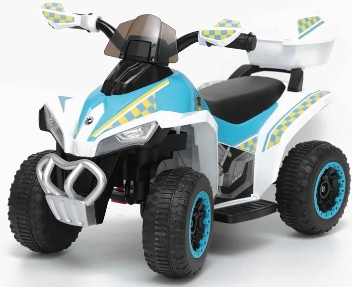 LEAN CARS Elektrická policejní čtyřkolka GTS1188-A, bílá