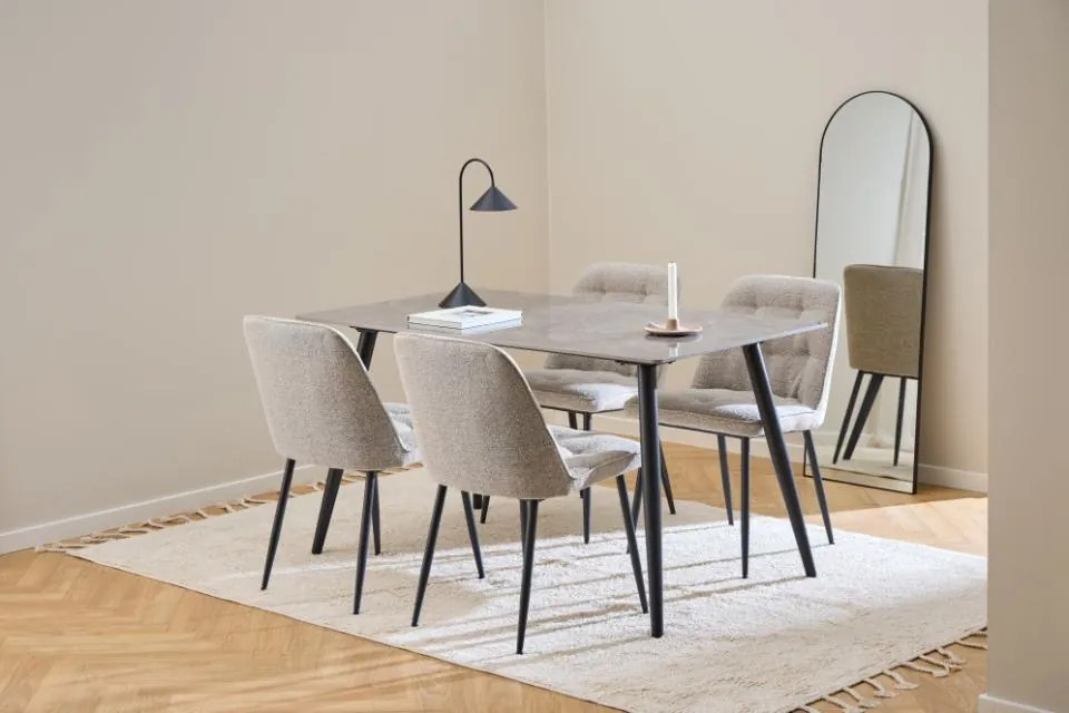 Jídelní set Wicklow béžový/šedý