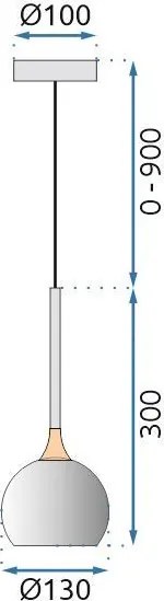 Toolight Rea, LAMP LED G086-1CP GOLD, OSW-09703