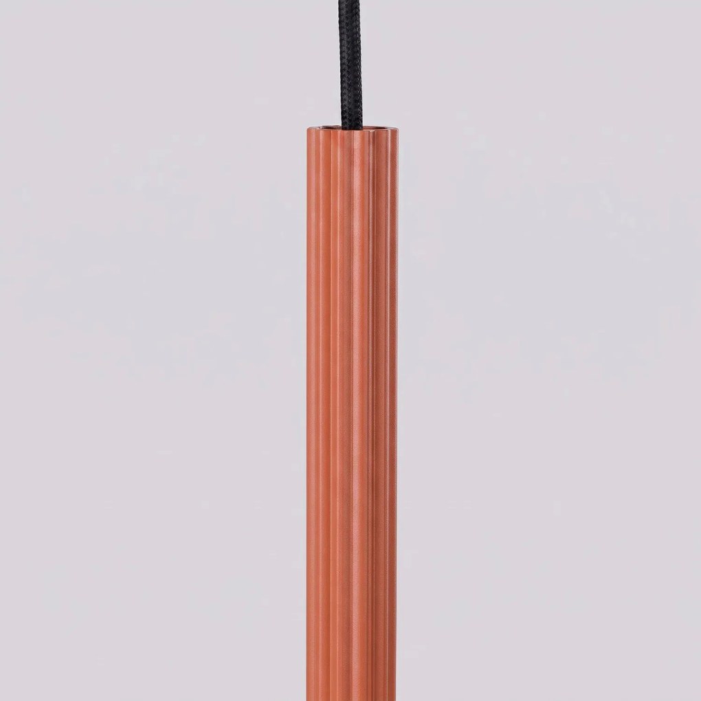 Sollux Lighting Závěsné svítidlo ARCHE 2P okrově červené