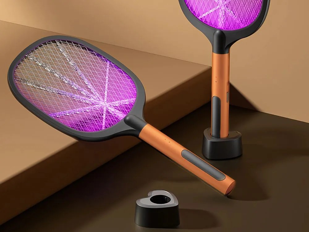 Verk Group Elektrická plácačka na mouchy a komáry uv insekticidní lampa se stojanem