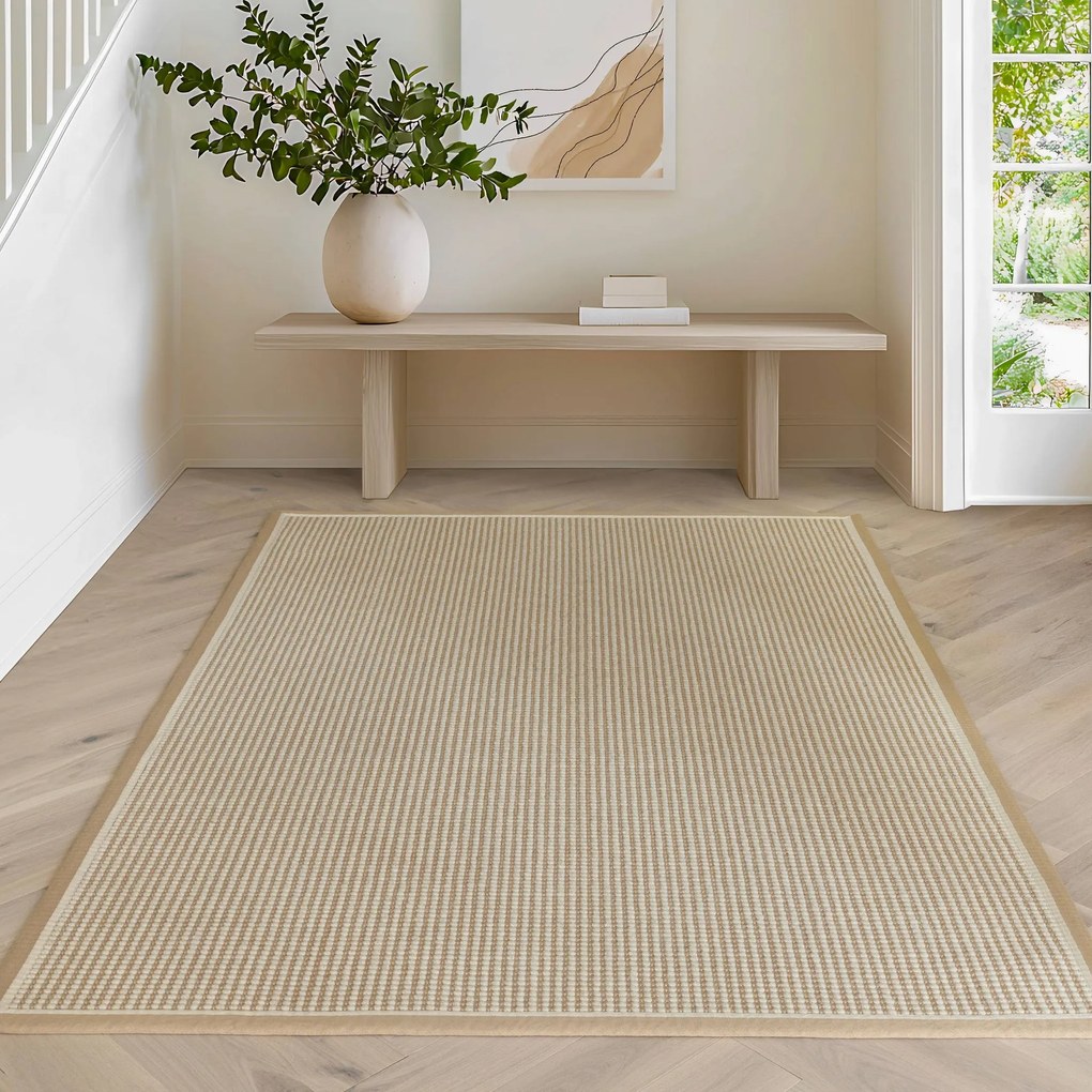 Tribeca Design Kusový koberec Ministry Loop Linen Cream Rozměry: 240x340 cm