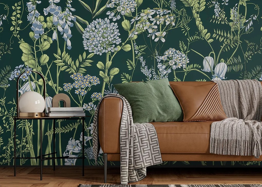 Fototapeta na míru Květy Viky Na Brunšvické Zelené | Vliesová fototapeta na zed' | DFT5P 352405