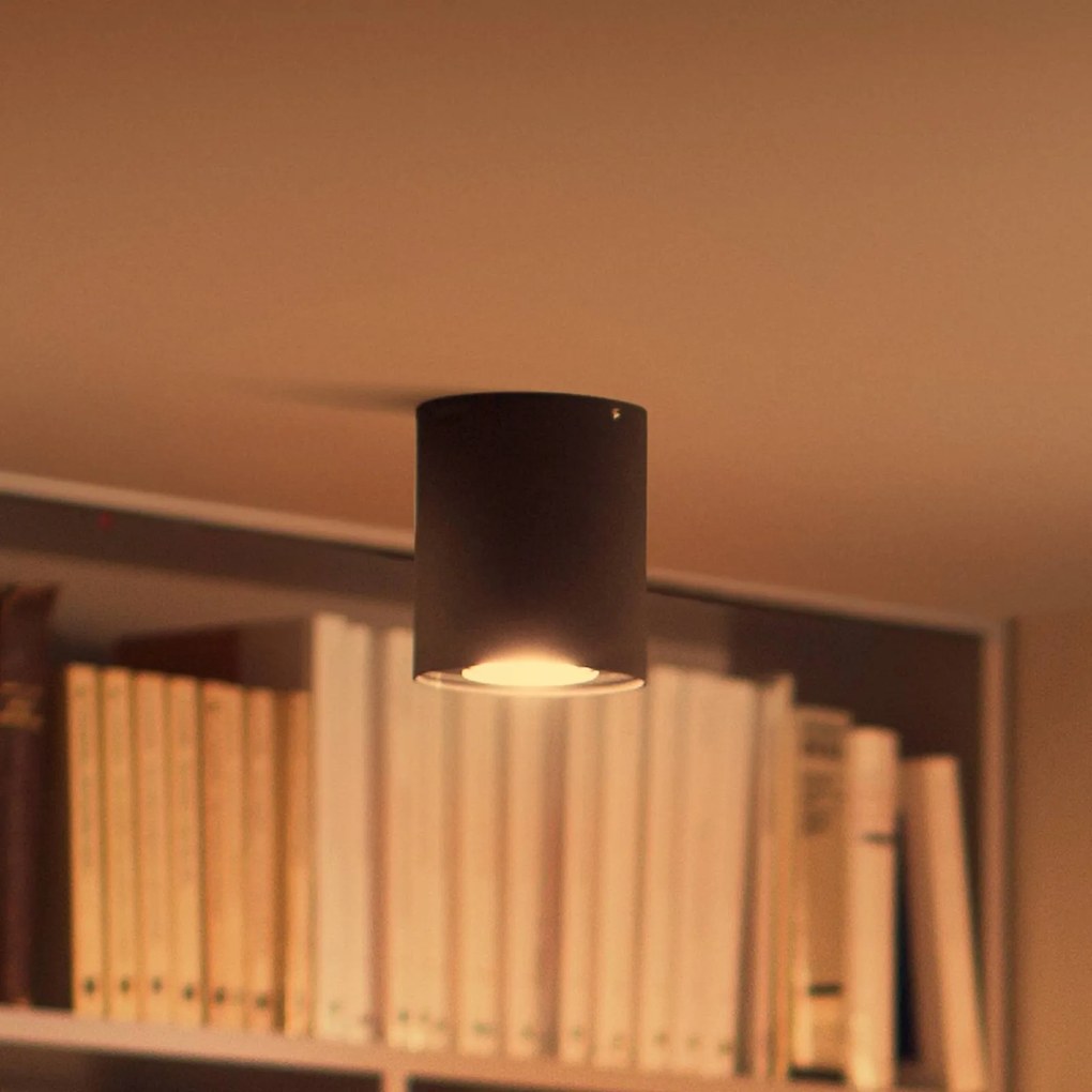 Philips Hue White Ambiance Pillar LED spot černá