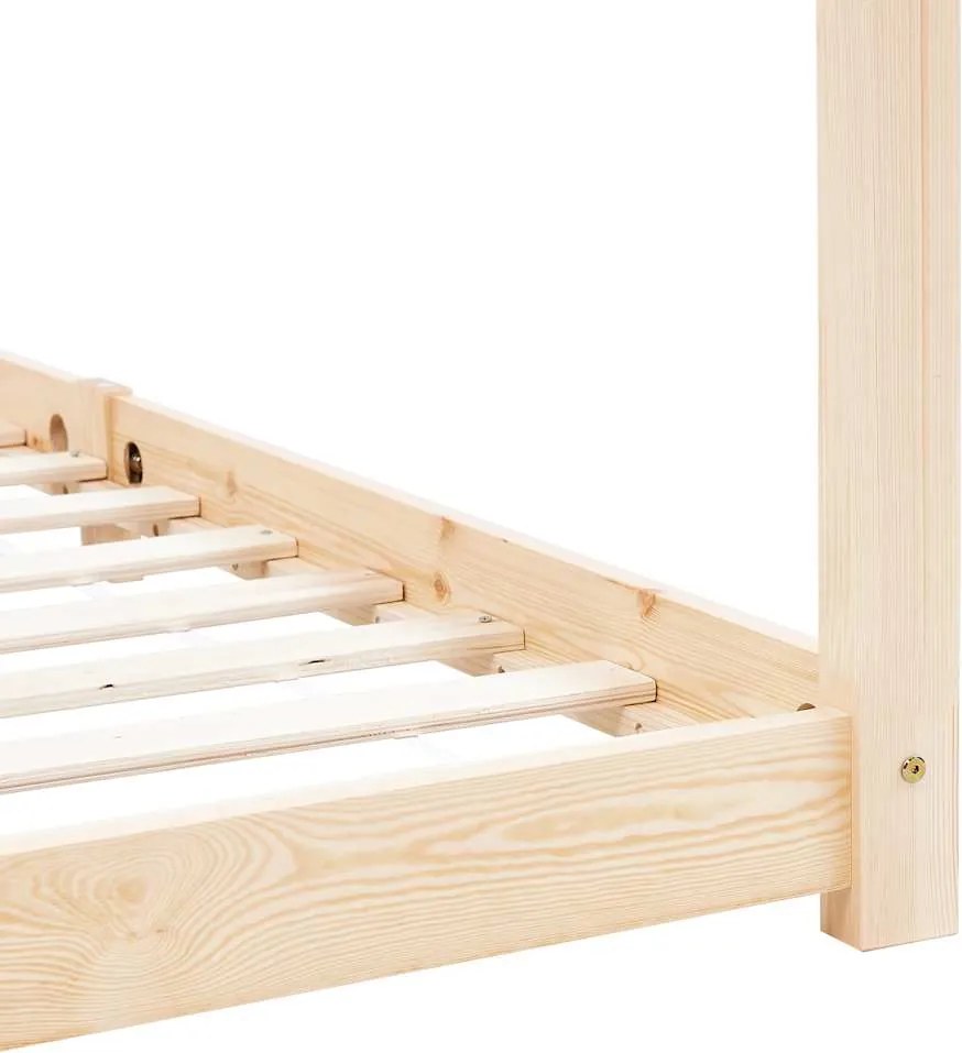 Rám dětské postele masivní borové dřevo 90 x 200 cm 283348