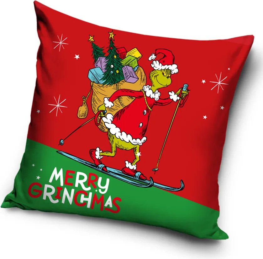 Polštářek Grinch Ukradené Vánoce