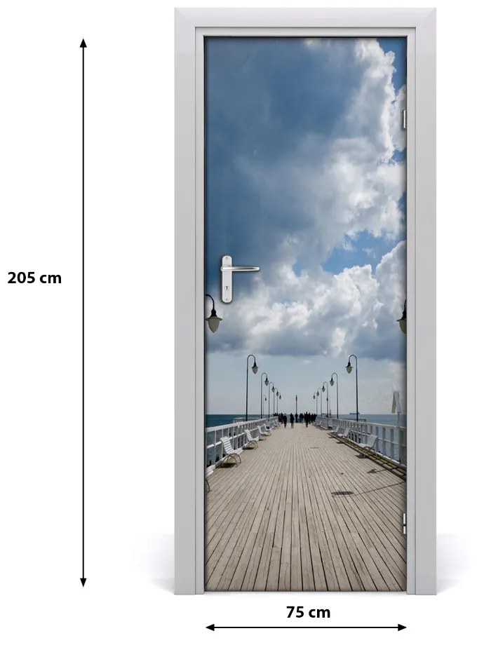Fototapeta na dveře samolepící Molo w Orłowie 75x205 cm