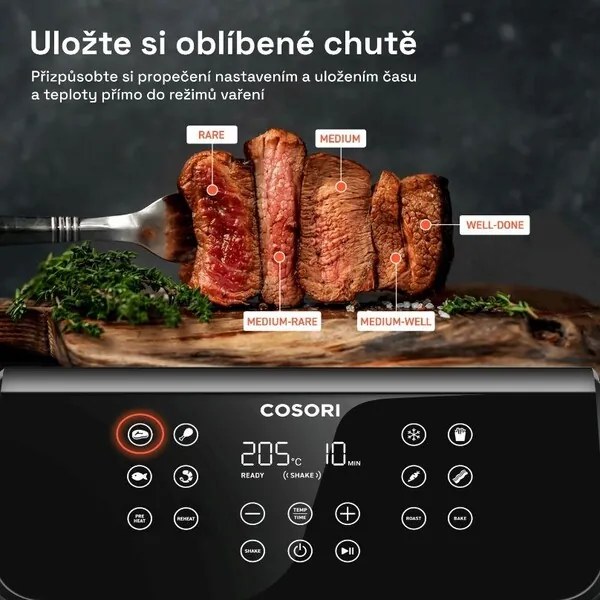 Cosori P651 Premium II Chef Edition CAF-P651-KEUR Černá