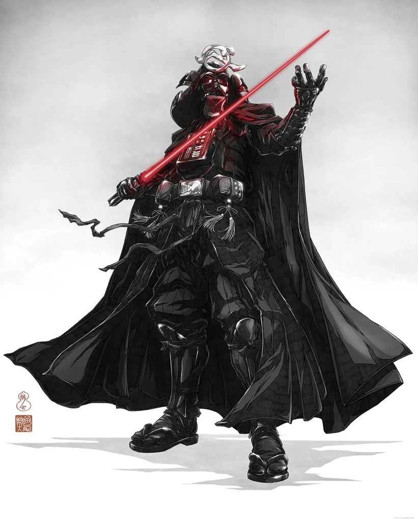 Komar Plakát Star Wars Vision Samurai Dark Lord 40 cm x 50 cm