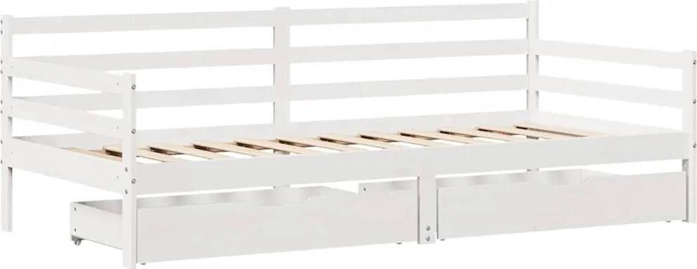Válenda se zásuvkami 90 x 200 cm masivní borovice 3302070