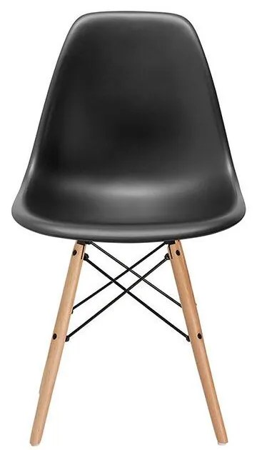Designová židle SPRINGOS MILANO černá