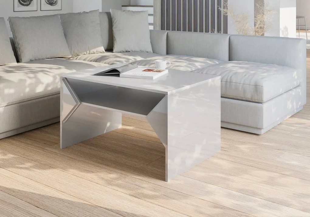 Prospero Konferenční stolek TRUFFLE Barva: 90cm k350/bílý lesk
