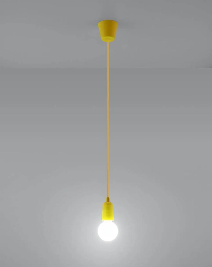 Závěsné svítidlo DIEGO 1 žluté