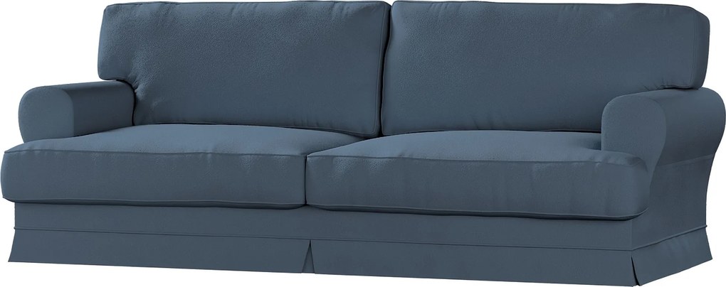 Potah na pohovku IKEA Ekeskog rozkládací barva modrá látka pletený vzor