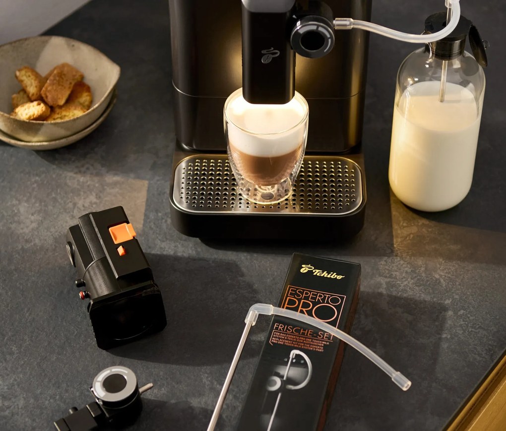Tchibo - »Esperto 2 Milk« Granite Black