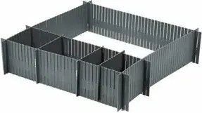 Compactor Free RAN7033 Organizér do zásuvky šedý