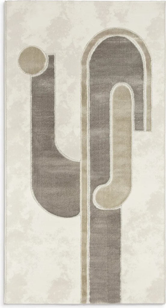 Koberec Aura7, 80x150 cm, béžový