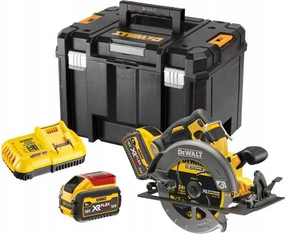 Kotoučová Pila Dewalt Akumulátorová 54V 2X9AH 190 MM Kufr Tstak