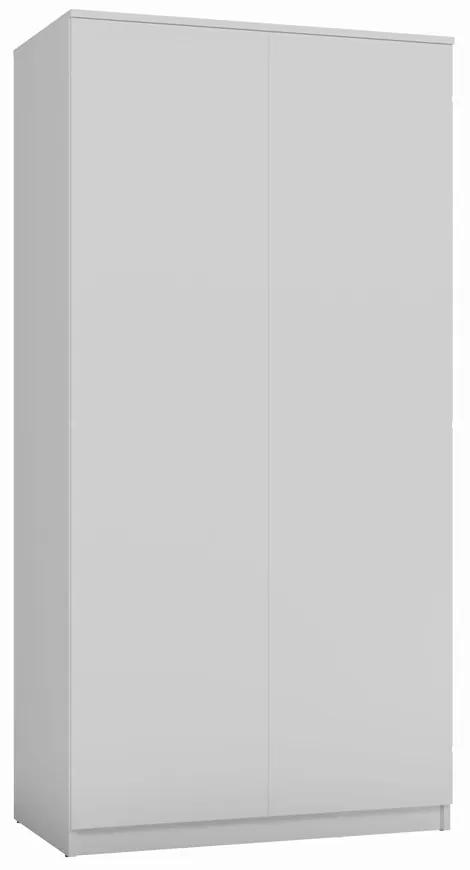 TPS Šatní skříň SD-90 cm - Bílá