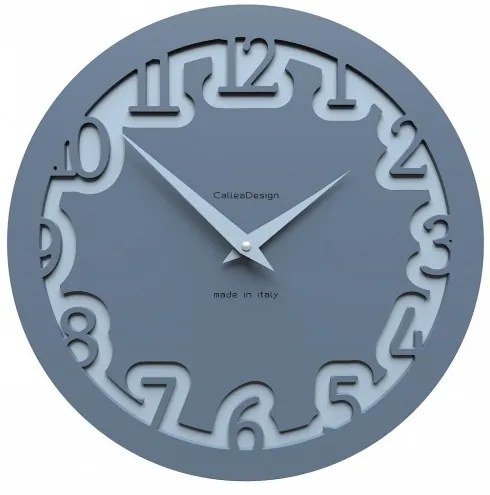 Designové hodiny 10-002 CalleaDesign Labirinto 30cm (více barevných verzí) Barva grafitová (tmavě šedá)-3 - RAL9007