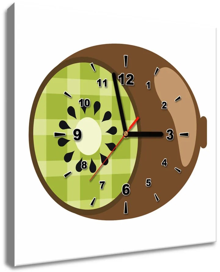 Gario Obraz s hodinami Kiwi Rozměry: 30 x 30 cm