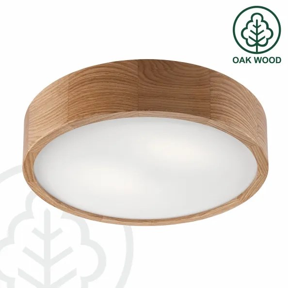 Brilagi - LED Stropní svítidlo CARVALHO 2xE27/15W/230V dub pr. 37,5 cm