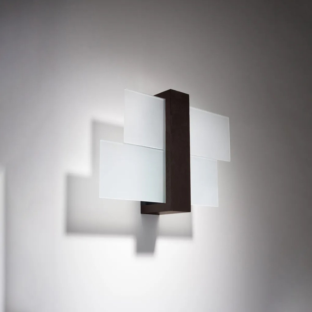 Sollux Lighting Nástěnné svítidlo FENIKS 1 wenge