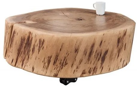 IN Konferenční stolek Uno 65cm akácie kruh