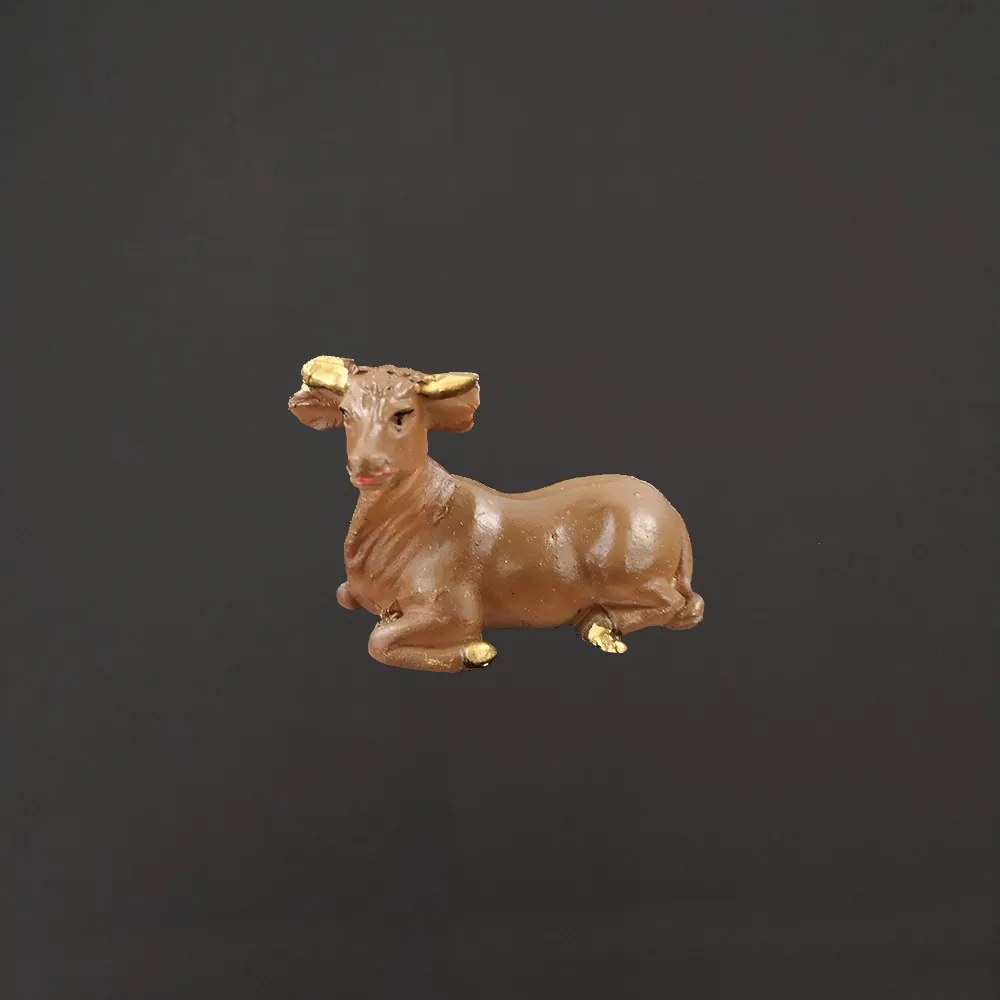 AMADEA Figurka do betlémů - Vůl 5 cm