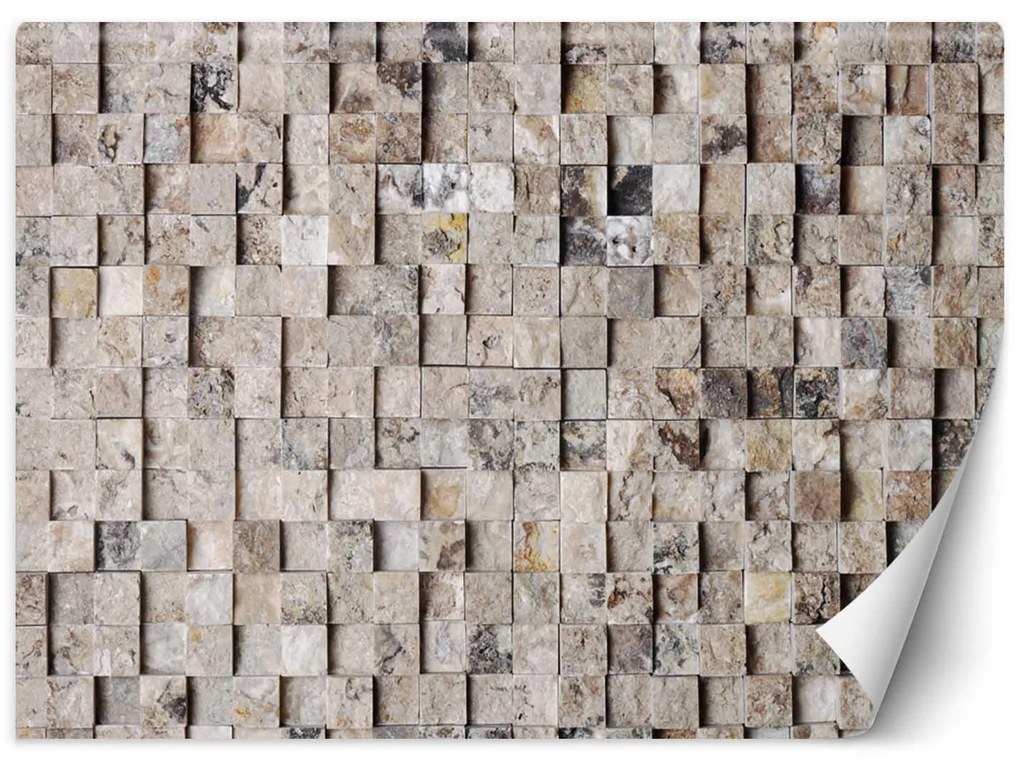 Gario Fototapeta Lehká kamenná zeď Materiál: Vliesová, Rozměry: 200 x 140 cm