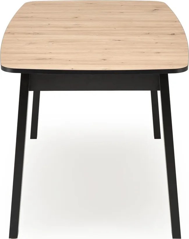 Rozkládací jídelní stůl Barril 130/170 cm dub artisan/černý