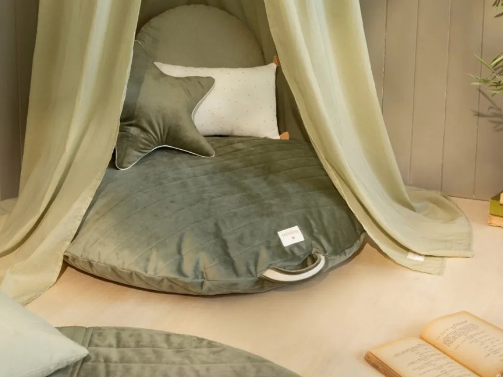 Nobodinoz Sedací vak Sahara Velvet Olive Green