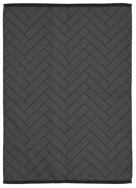 Södahl Kuchyňská utěrka 50x70 Tiles Black