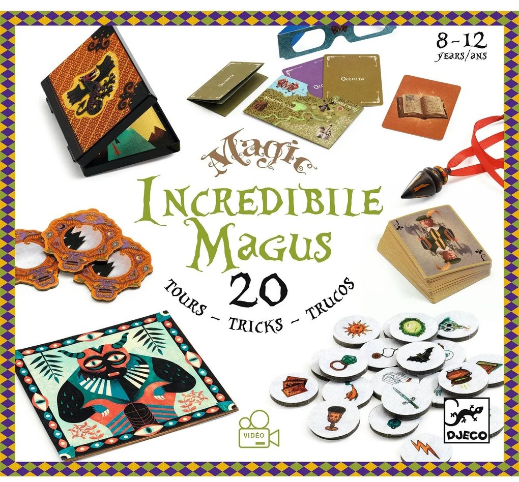 Djeco Magic - Incredibile Magus - sada 20 kouzelnických triků