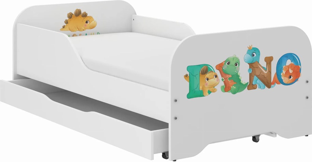 Wooden Toys Dětská postel MIKI 160x80 DINO KIDS