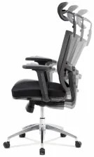 Kancelářská židle černá synchronní, kovový kříž, KA-B1083 BK