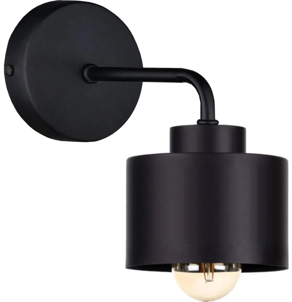 Keter Lighting Nástěnné svítidlo SIMPLY BLACK 1xE27/60W/230V KE0080