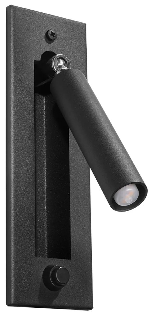Sollux Lighting Nástěnné svítidlo ENIF Černá