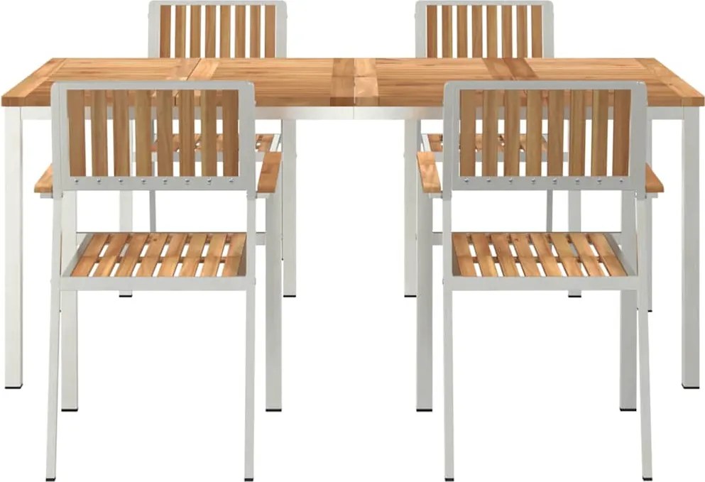 Zahradní jídelní sada 5 ks 180 x 90 x 75 cm 3334801